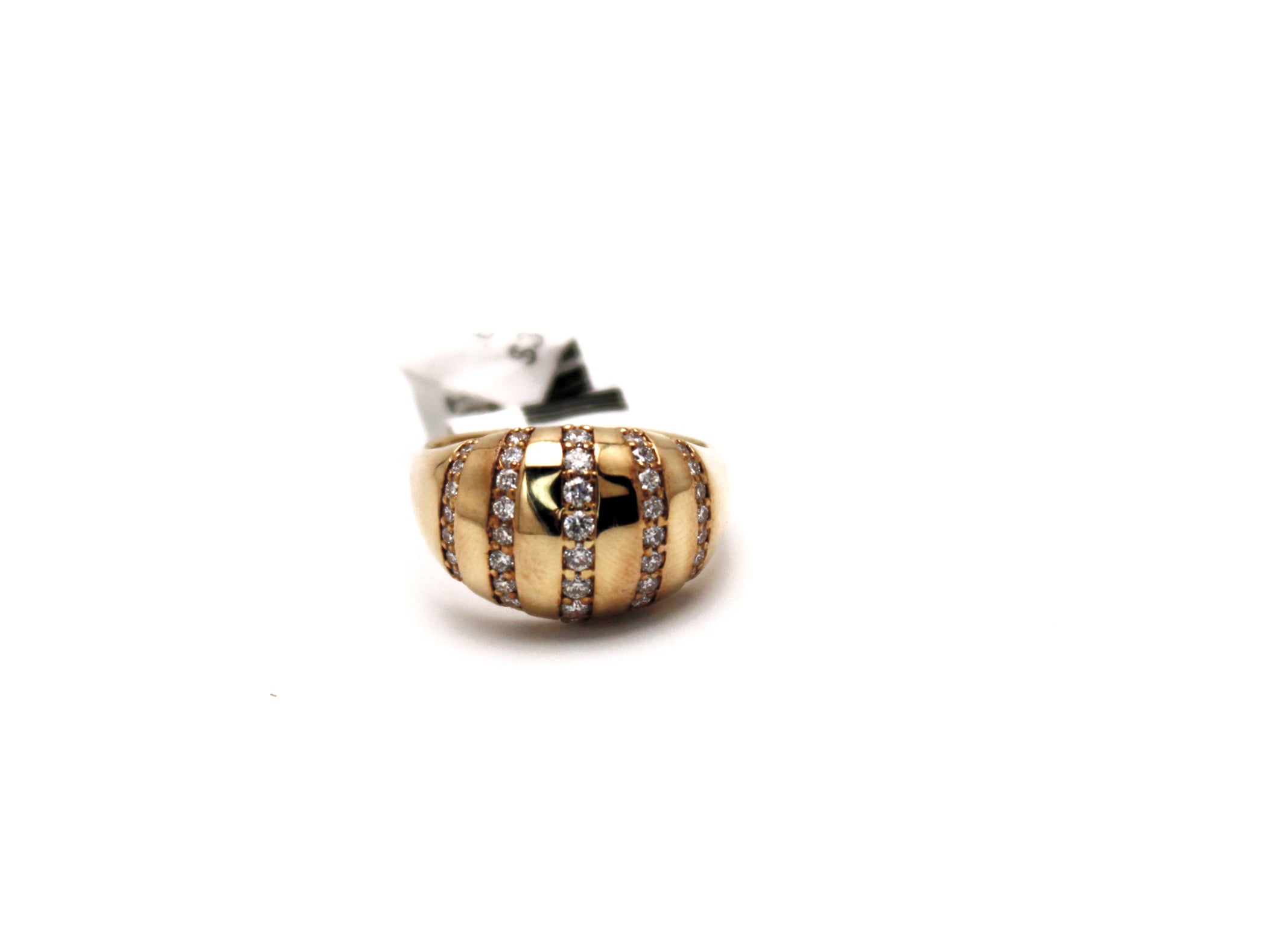 The Abby Dome Pave Ring – Manthe Schwarz Jewelry